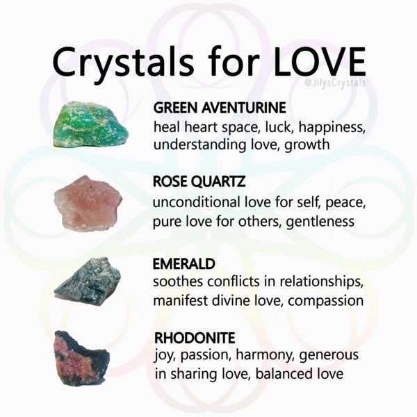 Crystals for Love (and Affirmations) – JilysCrystals